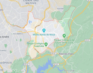 Mapa Mauá: Mapa de Rotas, Google Maps, Mapa de Satélite